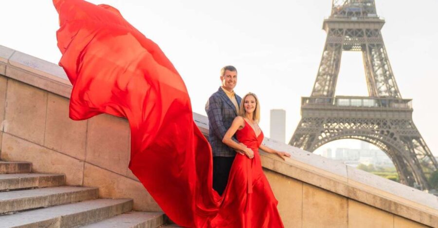 Paris : Private Flying Dress Photoshoot by the Eiffel Tower | Travel ...