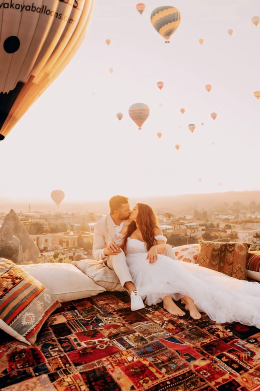 Rooftop Flying Dress Photo Shoot in Cappadocıa | Travel Buddies