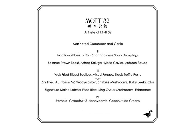 4-Course Tasting Menu at Mott 32 at The Venetian Resort | Travel Buddies