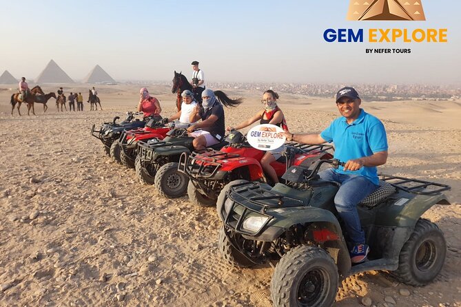Day Tour to Giza Pyramids, Sphinx,Camel Ride and Quad Bike(ATV ...
