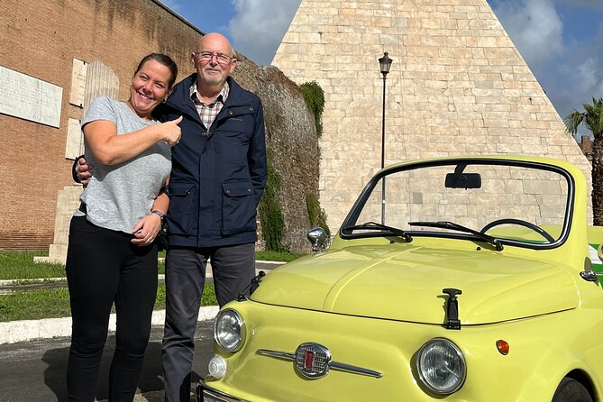 Exclusive FIAT 500 CABRIOLET Self Drive Tour in Rome | Travel Buddies