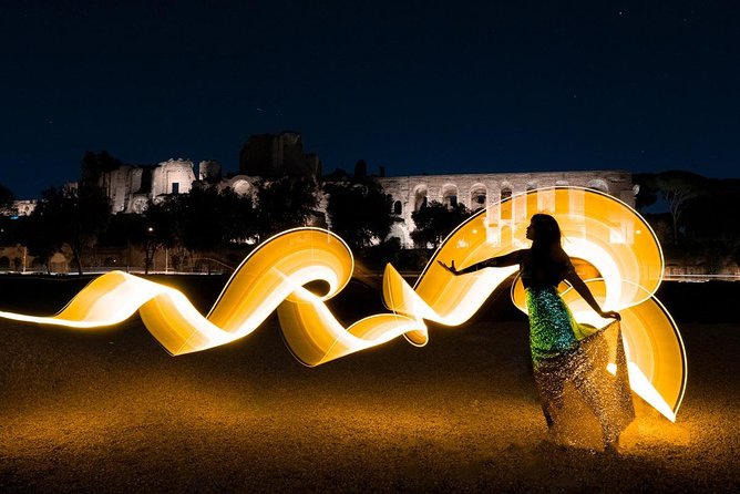 Magical Light Painting Photoshoot in Rome | Travel Buddies