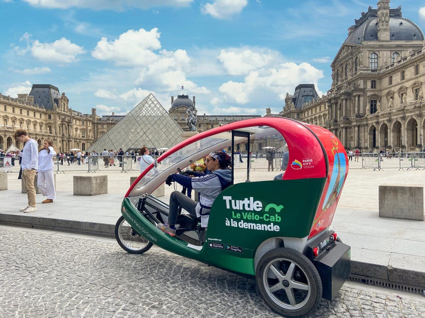Paris : Private Luxury Rickshaw Tour With Hotel Pick-up | Travel Buddies