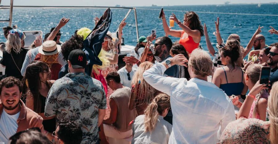 Barcelona - Swim & Party Boat With Paella | Travel Buddies