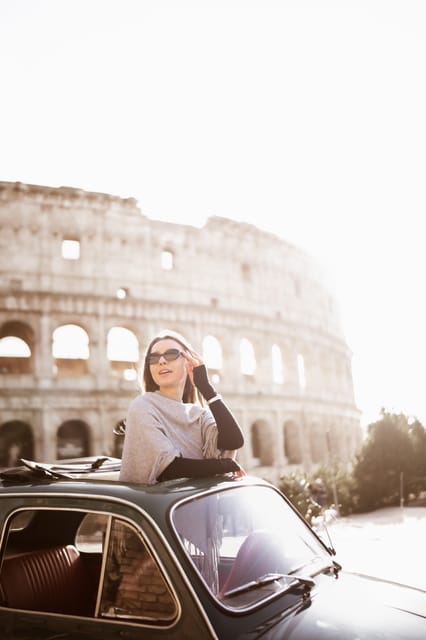 Rome Tour With Vintage Fiat 500 With Professional Photoshoot | Travel ...